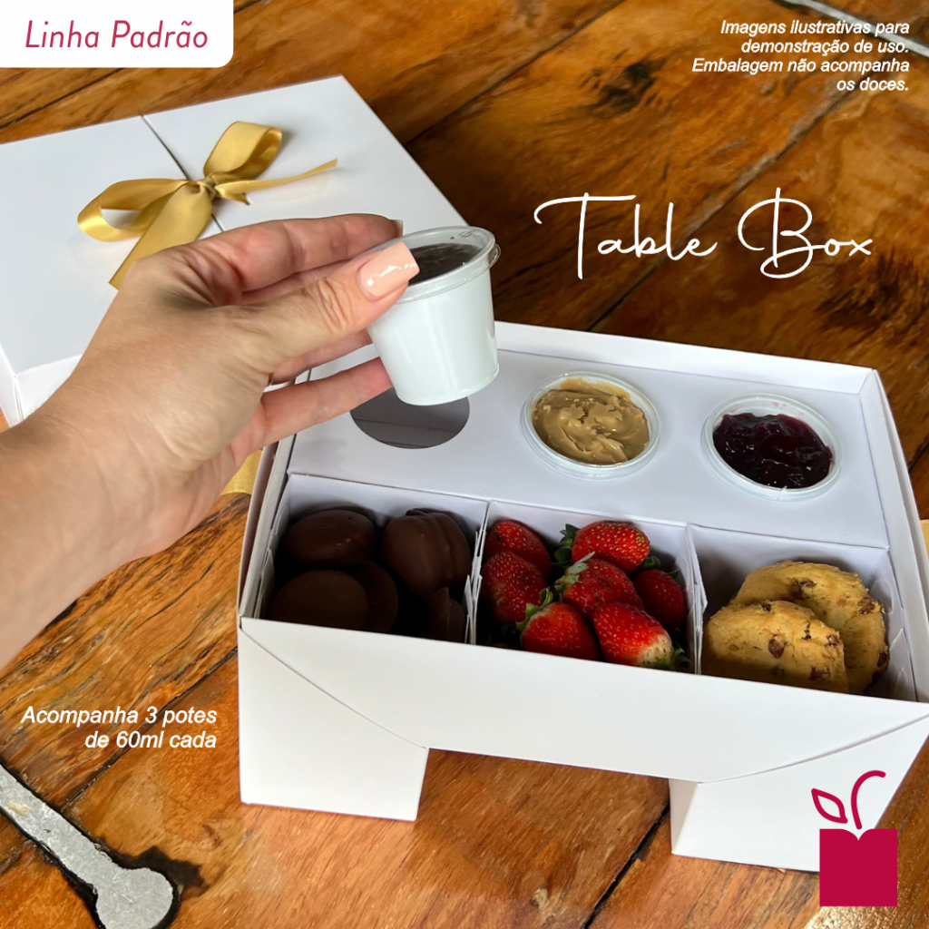 Table Box, pacote com 5 unidades - A Cereja do Bolo, Embalagens para ...
